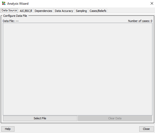 Analysis Wizard — HUGIN GUI 8.8 documentation