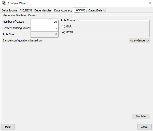 Analysis Wizard — HUGIN GUI 8.8 documentation