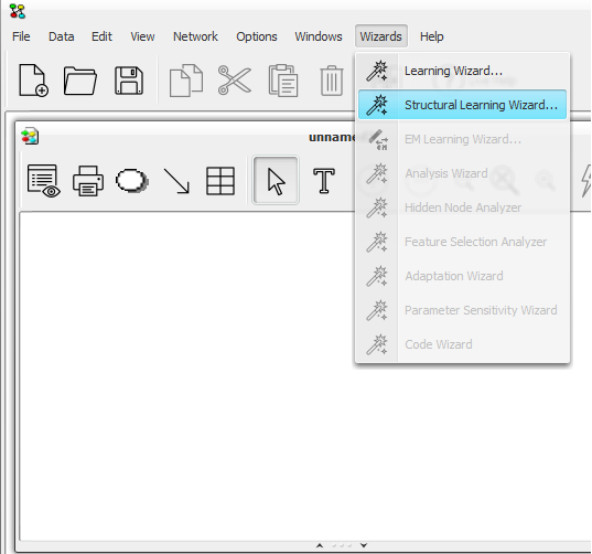 Structure Learning Tutorial — Hugin Gui 95 Documentation